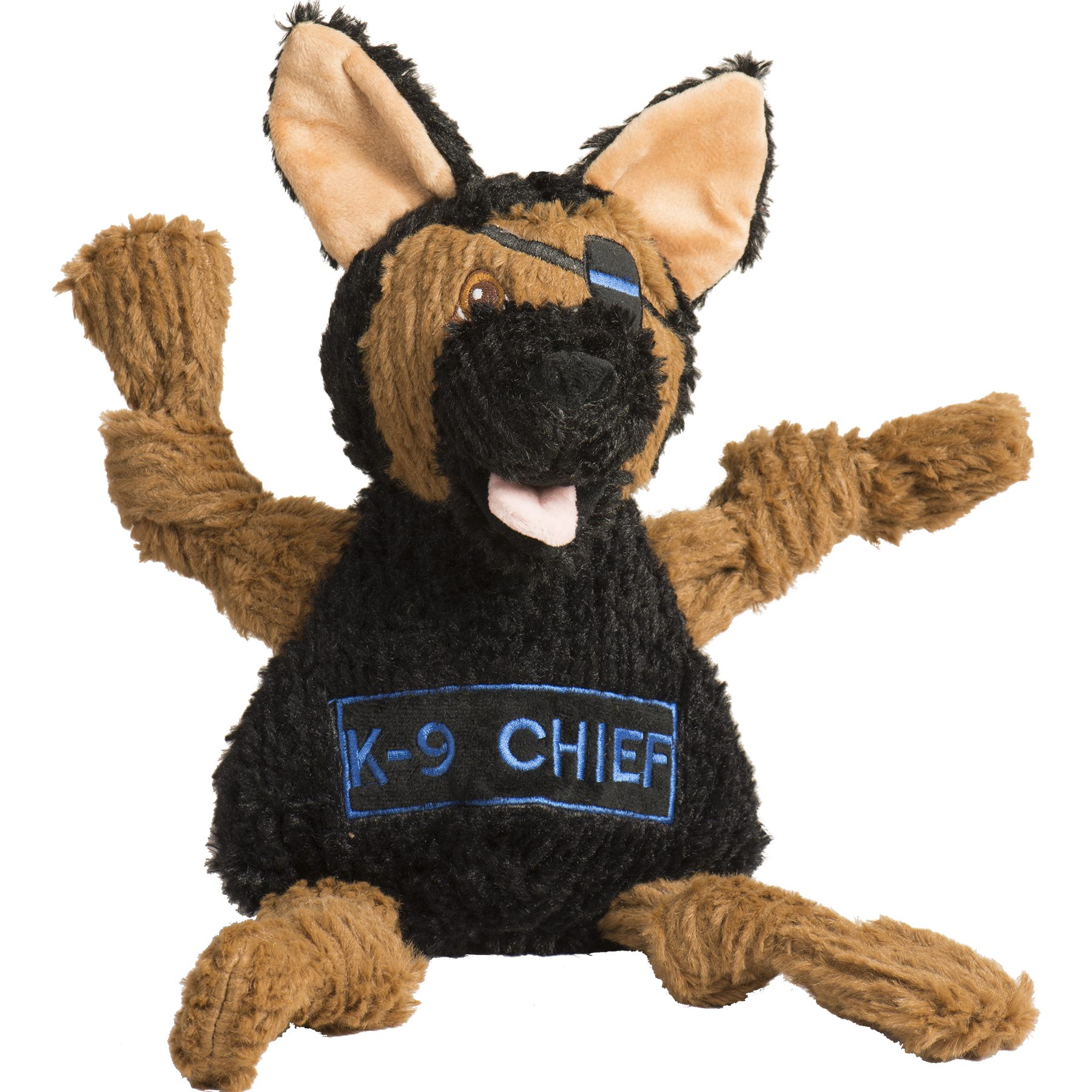 HuggleCause™, Project K-9 Hero, K-9 Chief Knottie® Plush Dog Toy, Larg ...