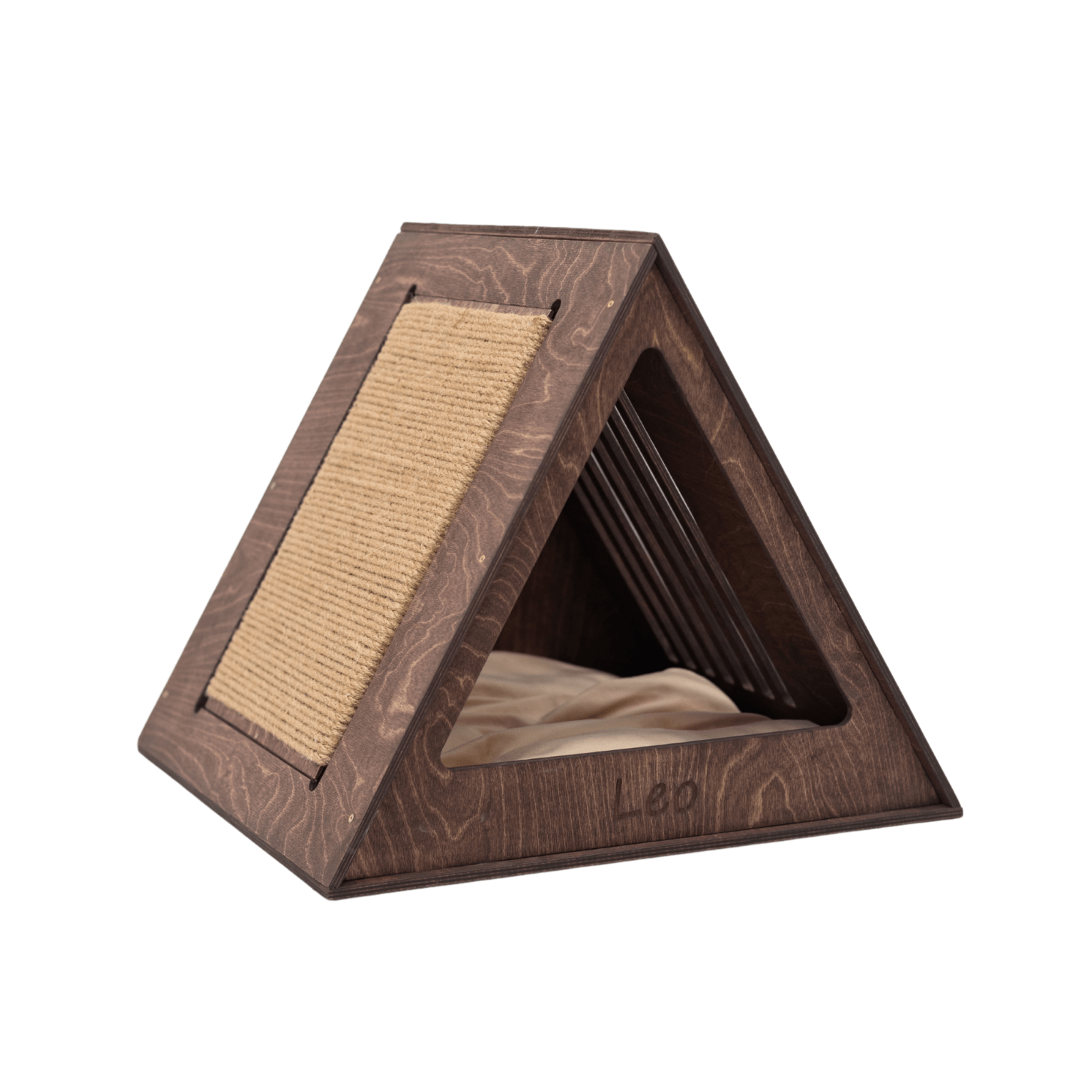 Stylish Wooden Cat Houses - Dark Walnut – Loving Cats Worldwide®