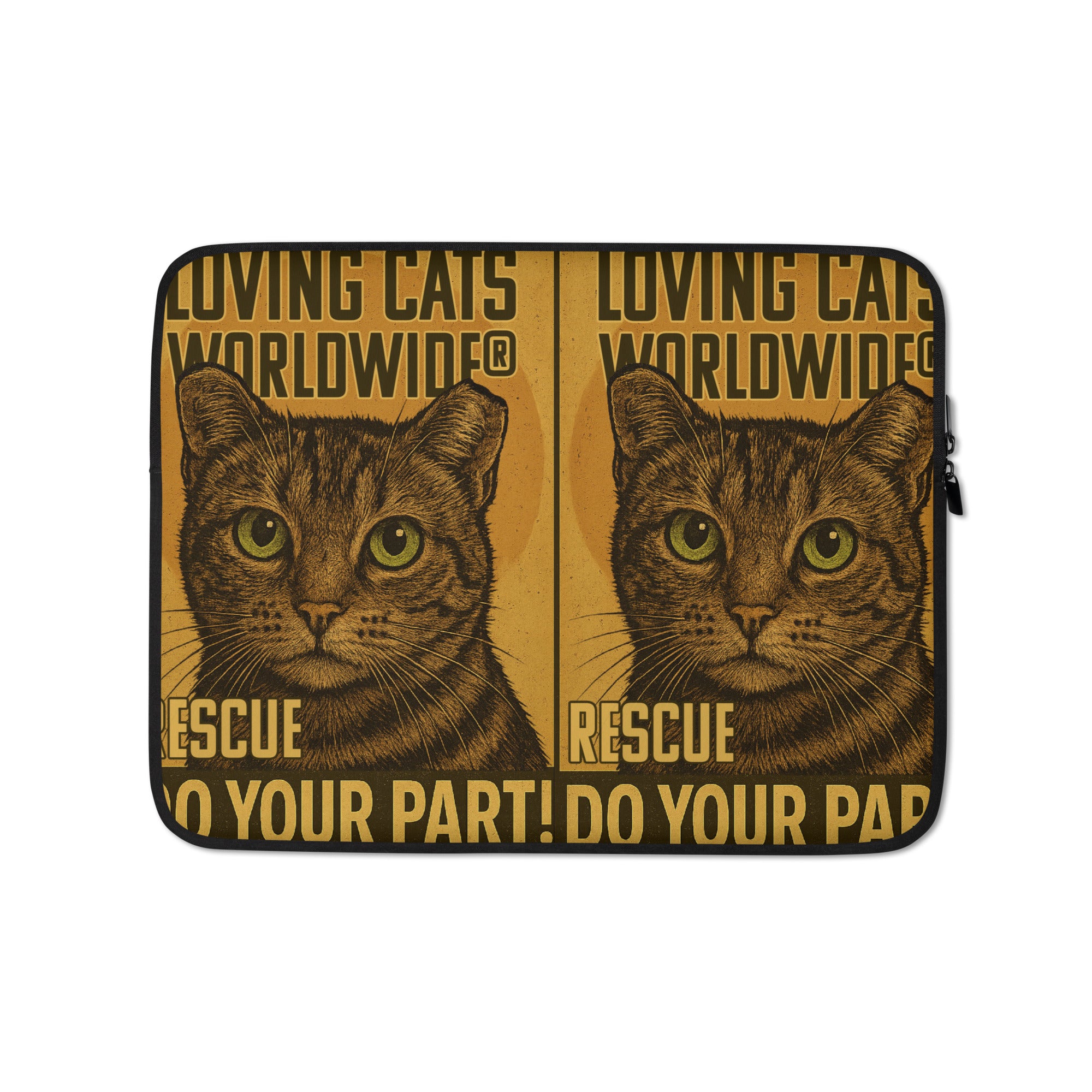 Rescue Laptop Sleeve | LCWW® Official Merch – Loving Cats Worldwide®