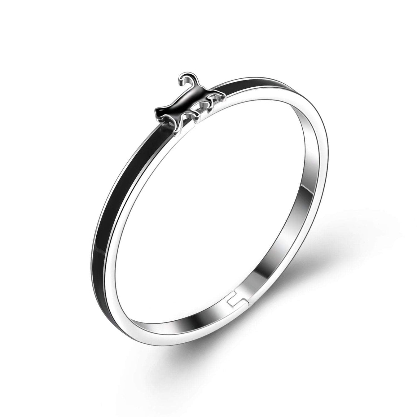 Enamel Cat Bangle | Cat Bracelet – Loving Cats Worldwide®